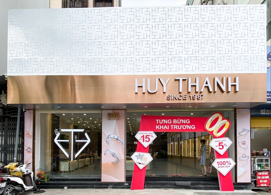 Showroom Vàng Bạc Đá Quý Huy Thanh